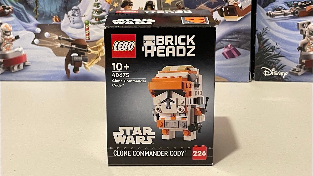 Lego 40675 Clone Commander Cody BrickHeadz Review - YouTube