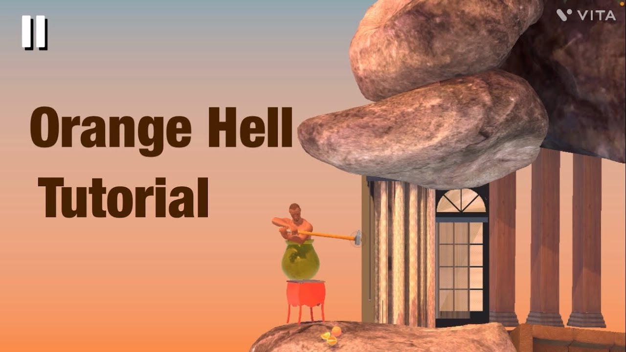 Easy/Fast way to do Orange 🍊hell in Getting over it - YouTube