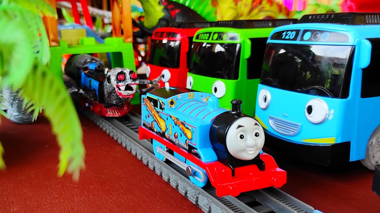 Kereta Api Thomas Hantu Laba-laba, Dinosaurus, Truk Oleng, Buaya ...