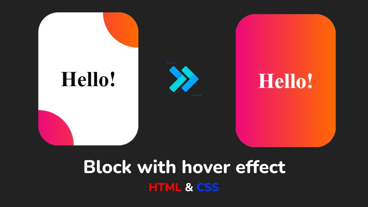 Блок с Hover Effect используя Html And Css шаг за шагом Block With 6588