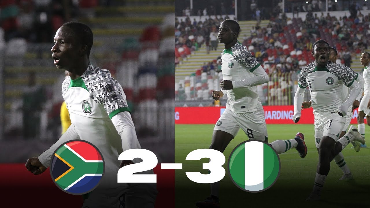 South Africa U17 2-3 Nigeria U17 | Goals and Highlights | WHAT A GAME ...