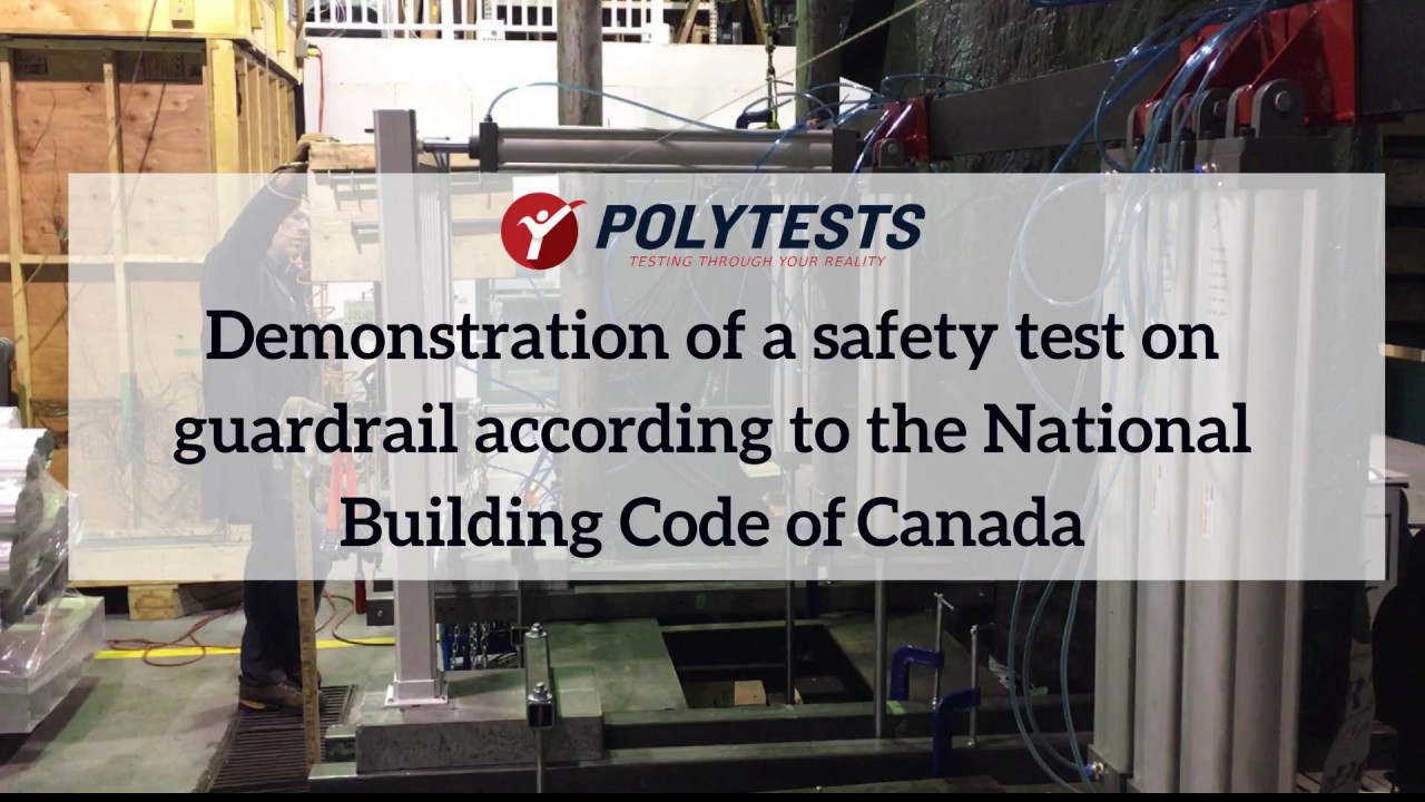 Demonstration of a safety test on guardrail according to the National ...