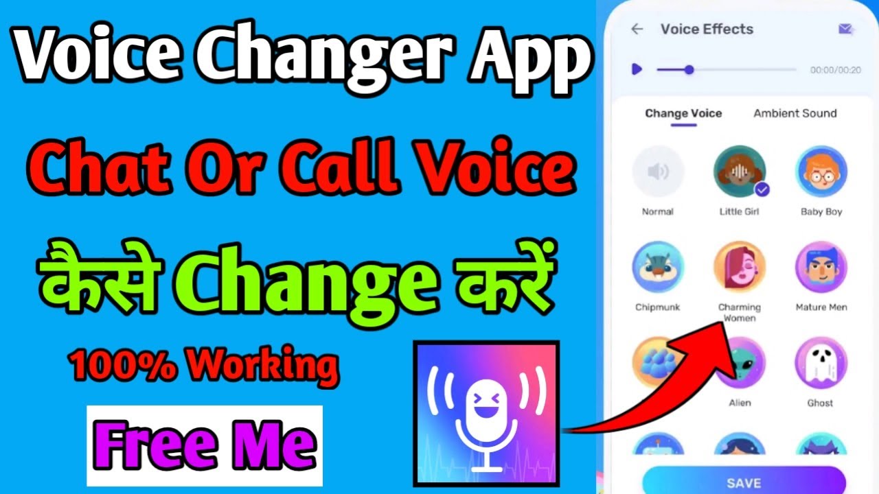 Voice Changer App Se Voice Change Kaise Kare || How To Use Voice ...