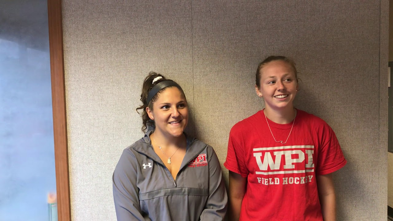 WPI Field Hockey Post-Game Interview - Kelly Makechnie and Shannon ...