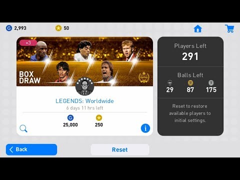 Thunder Black Ball Legend ⚡||PES19 Mobile||Worldwide Legends Box Draw||#pes19mobile #blackball