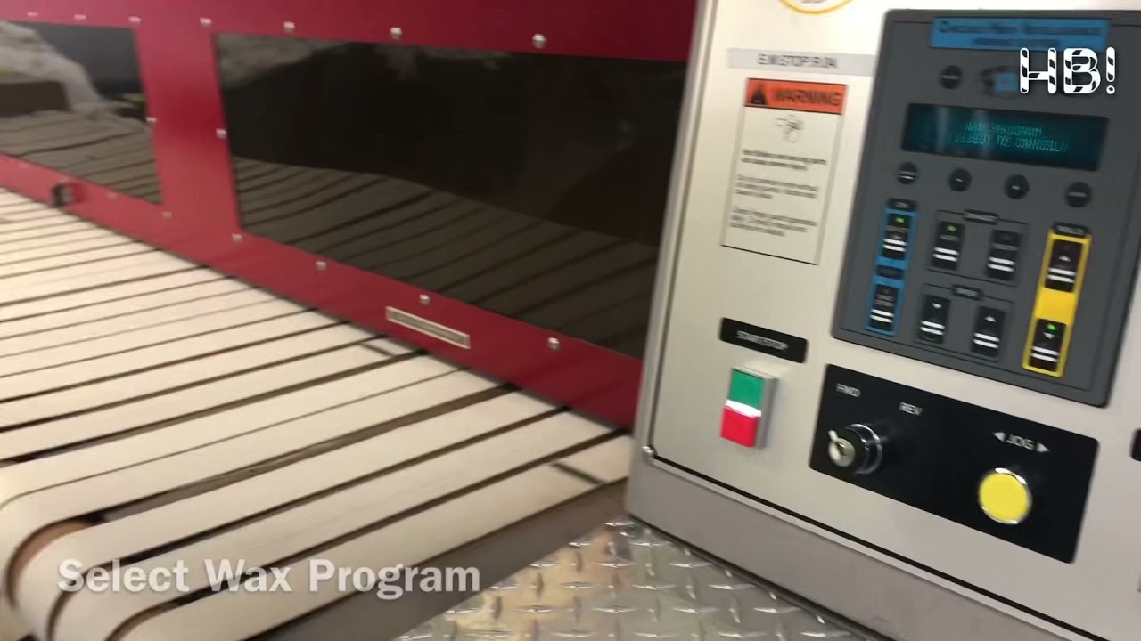 Wax program - Flatwork ironer - Chicago - YouTube