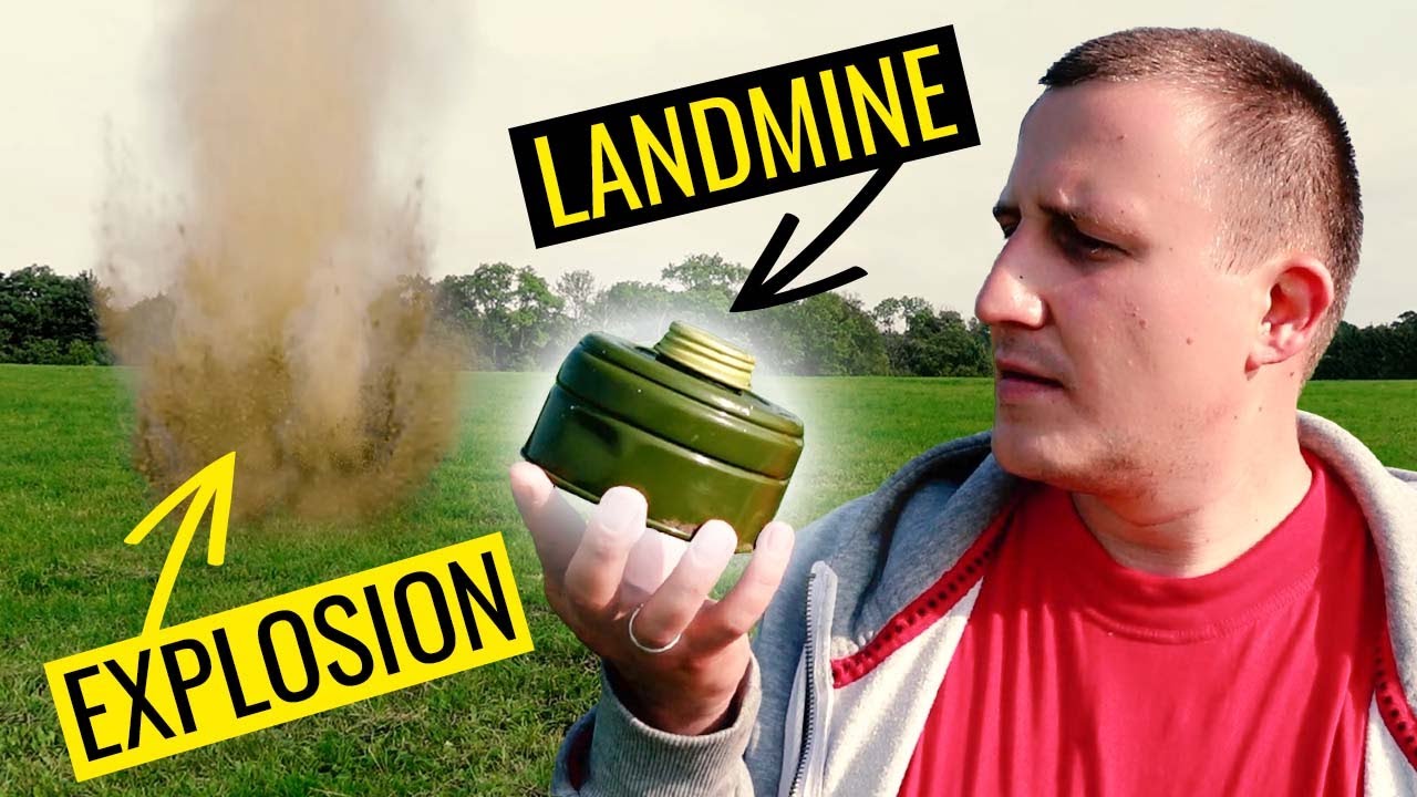 what NOT to do if you stepped on the LANDMINE? - YouTube