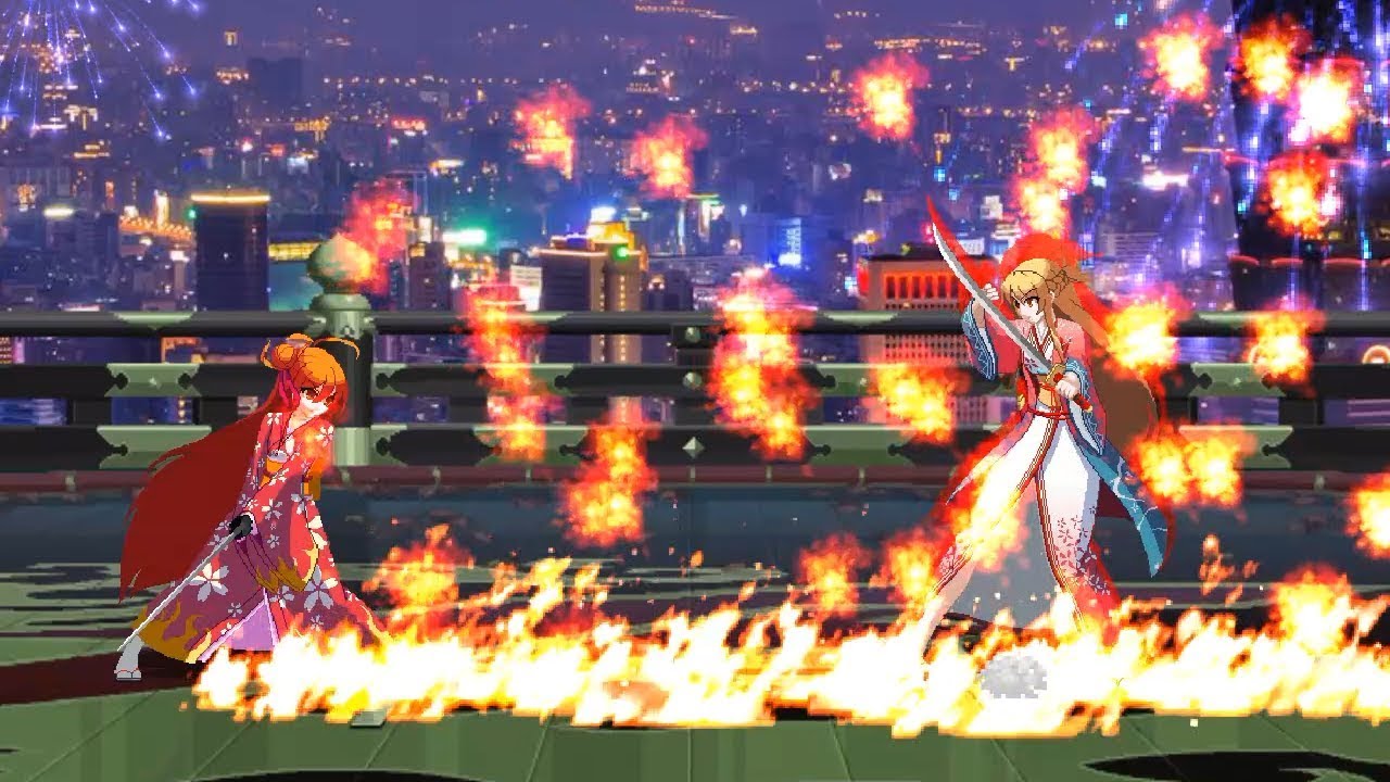 Void Shana VS Asuna Kimono [MUGEN New Year's Eve Special] - YouTube
