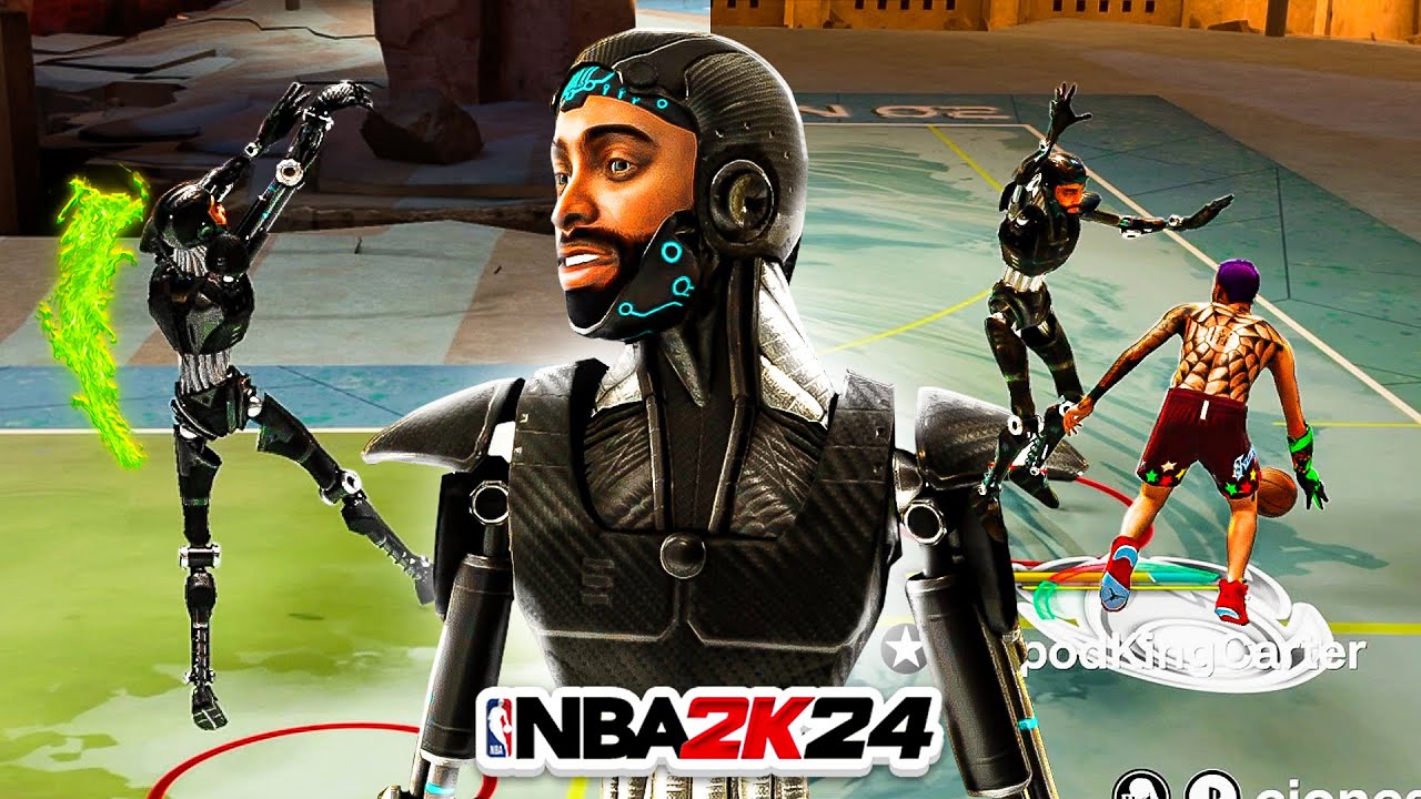 iPodKingCarter Unlocks the NEW CARBON FIBER CYBORG SUIT in NBA 2K24 ...