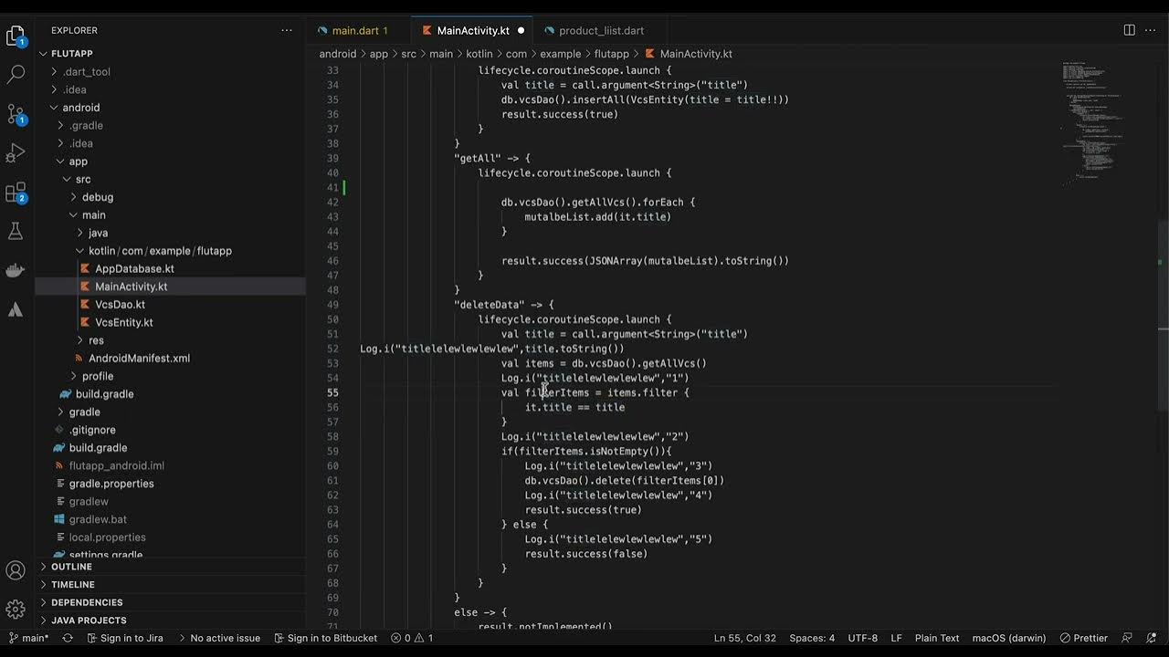 Use core data for iOS & Android Room db in flutter project - YouTube