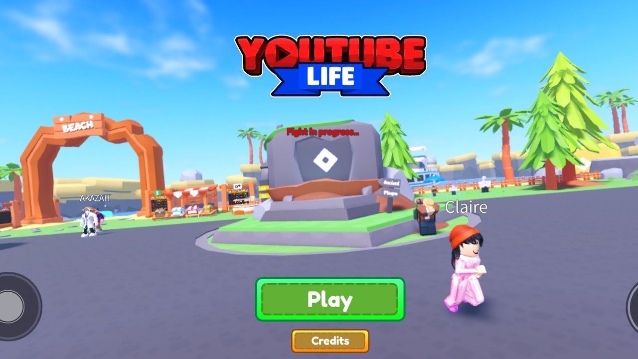 【roblox】youtube life #4. like and subscribe. - YouTube
