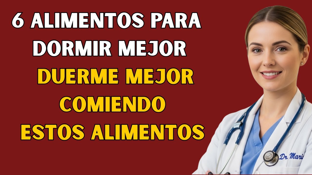 6 ALIMENTOS PARA DORMIR MEJOR | Duerme mejor comiendo estos alimentos ...