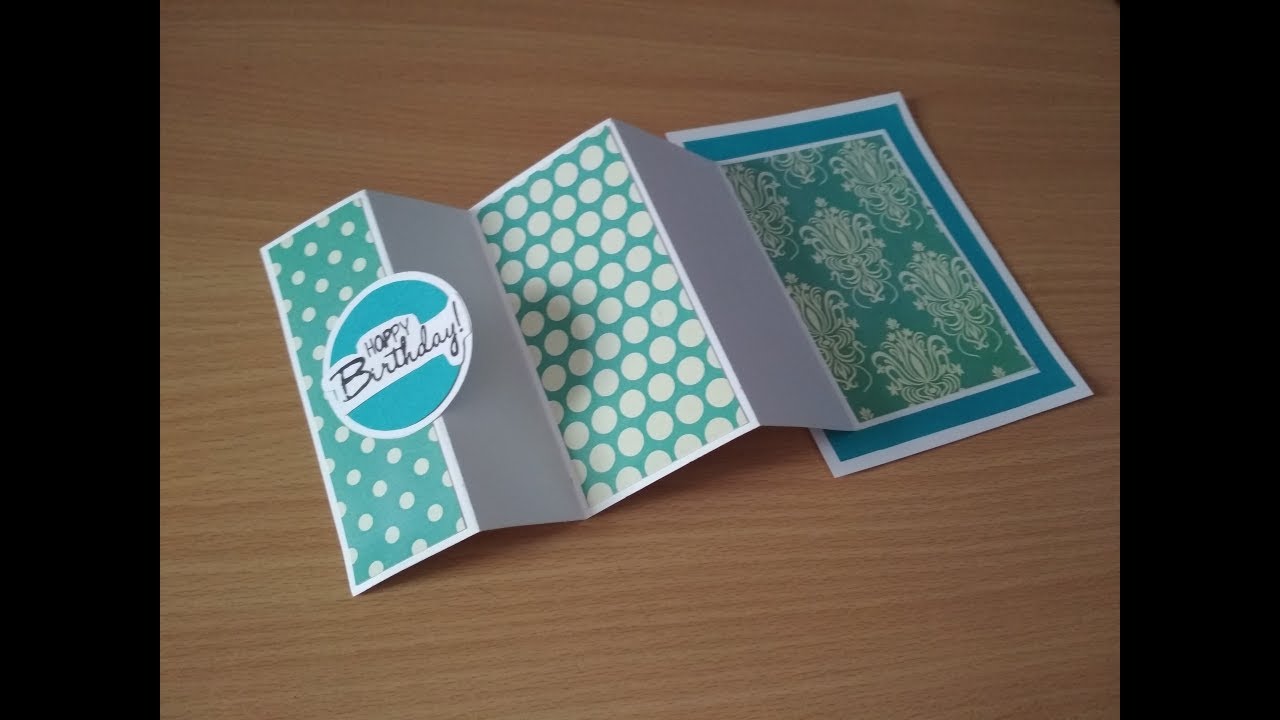 Panel fold out card tutorial by Sheetal Khajure- Arty Hearty - YouTube