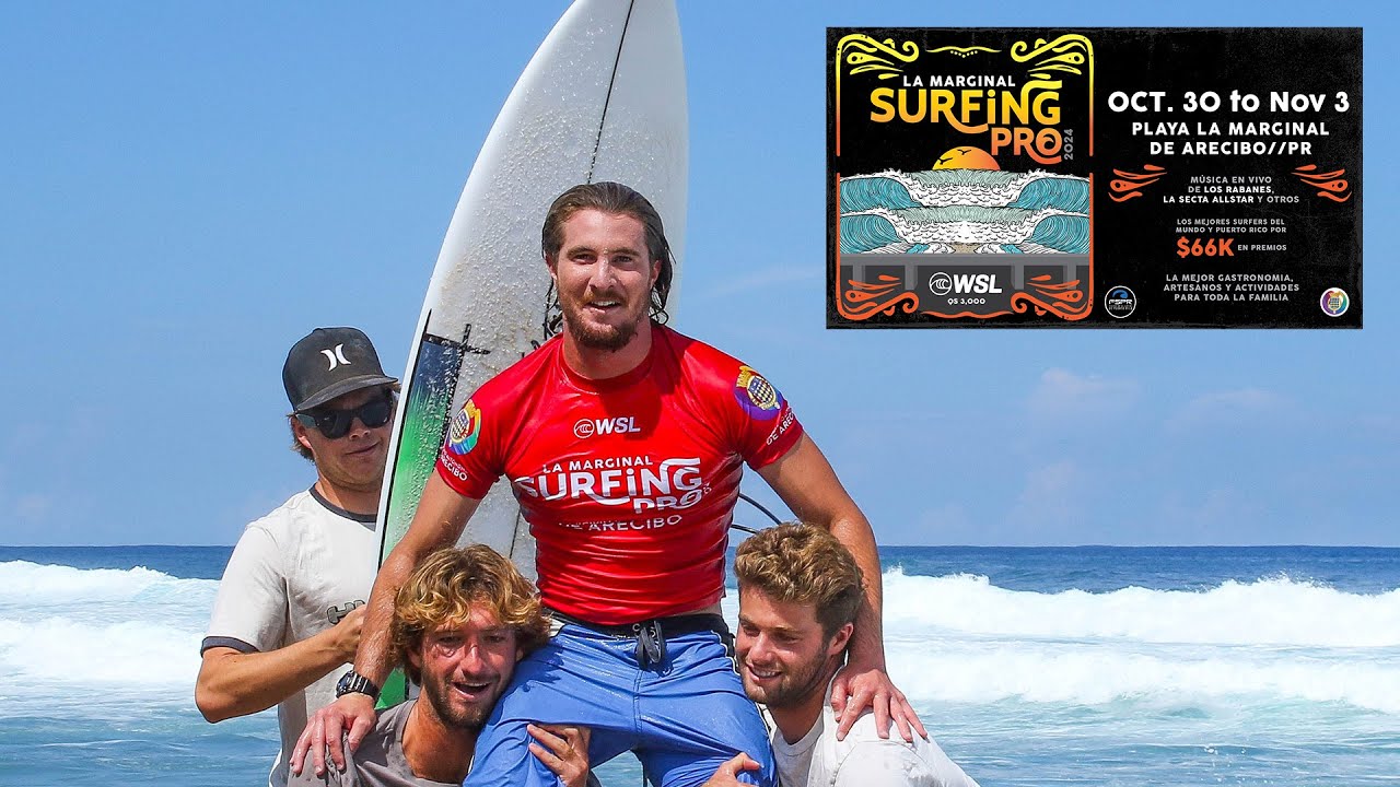 Dimitri Poulos Drops A 9.50, Claims Inaugural La Marginal Surfing Pro Victory - YouTube