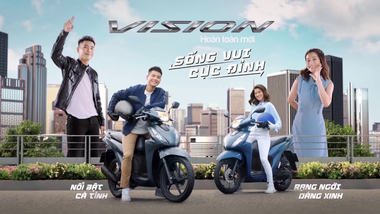 Vision 2021 Thiết Kế Mới, Màu Mới | Honda VISION mới Sống vui cực đỉnh ...