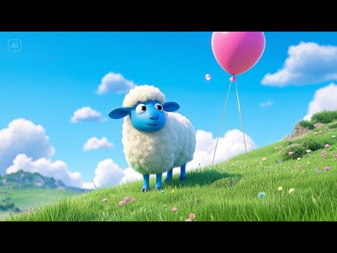 Baa Baa Blue Sheep’s Balloon Ride | Popular Nursery Rhyme | Educational ...