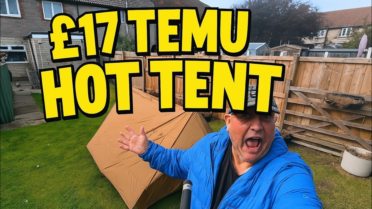 £17 Temu hot Tent – Too Good to Be Real? - YouTube