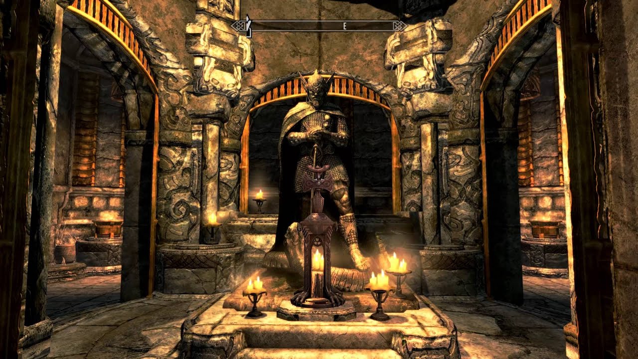 SKYRIM eps 129 At the Shrine of Talos - YouTube