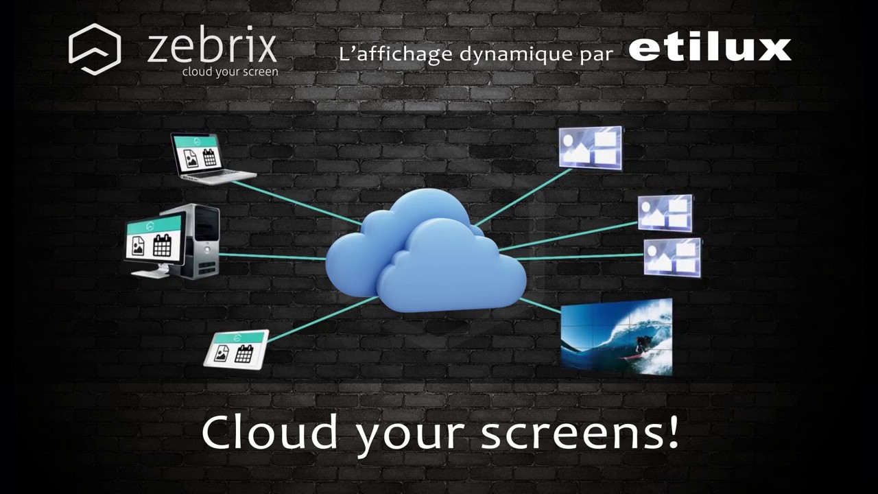 Zebrix digital signage - YouTube