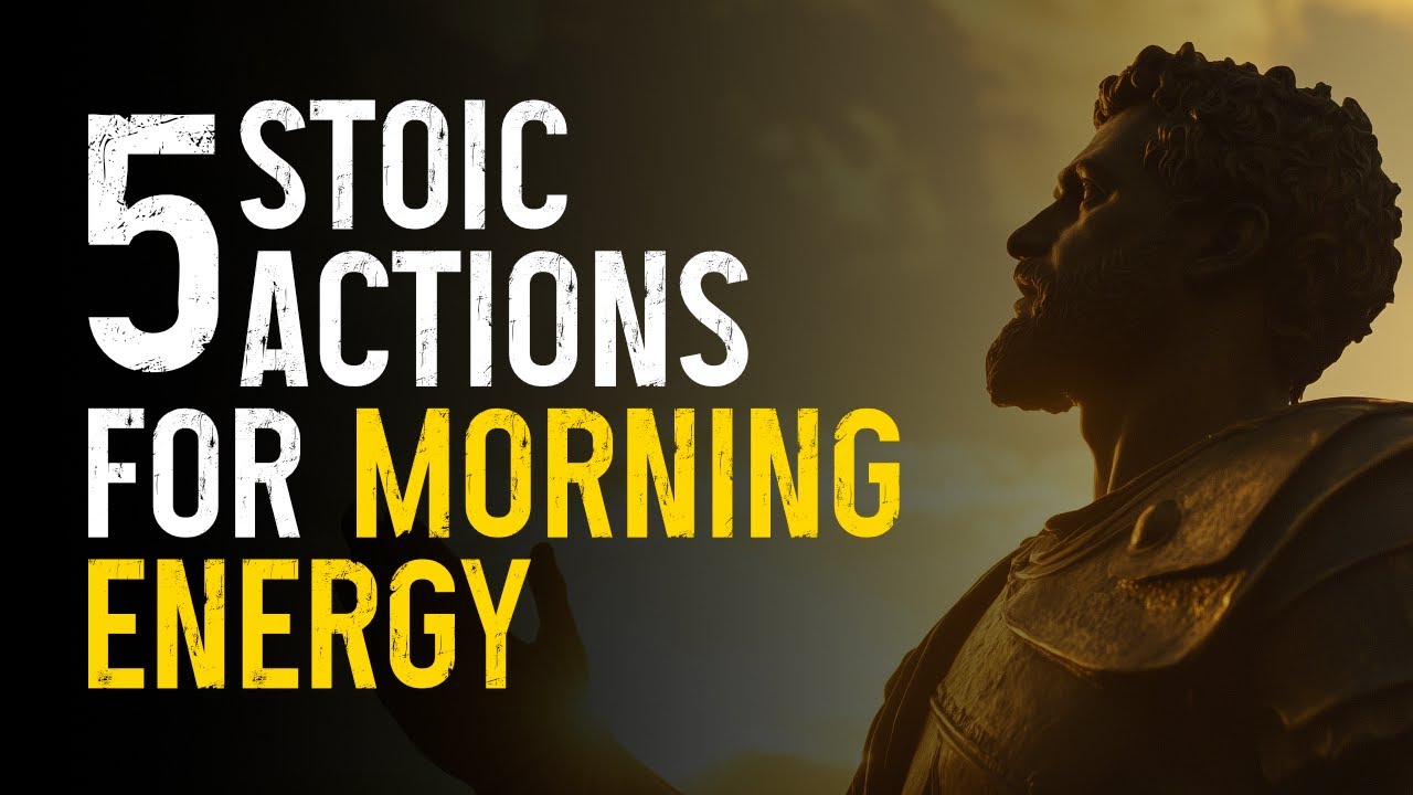 5 Stoic Actions to Energize Your Morning | Stoicism - YouTube