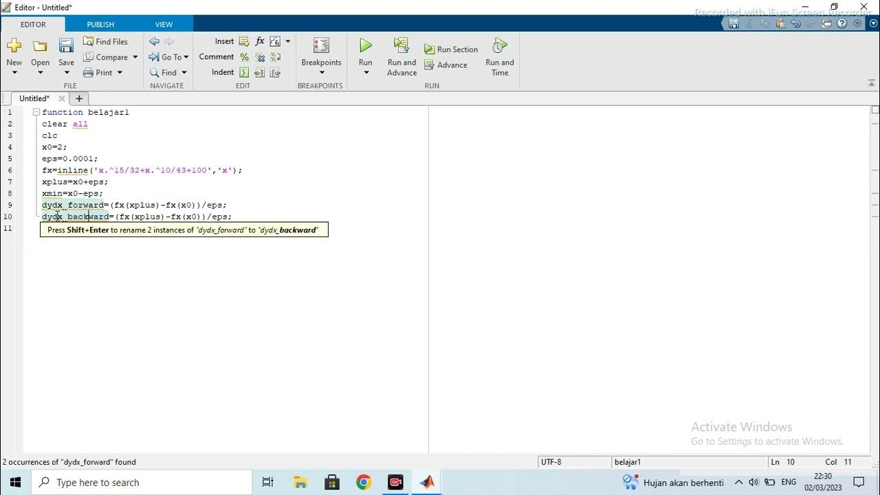 Numerical Differentiation with Forward, Backward and Central Theorems ...