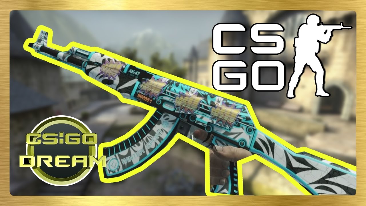 AK-47 Frontside Misty Sticker Combinations | CSGO - YouTube