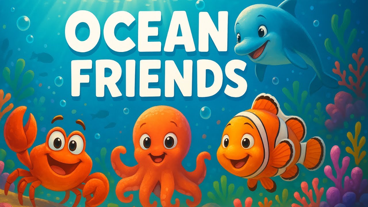 Ocean Friends: Learn About Ocean Animals - Kids Song - YouTube