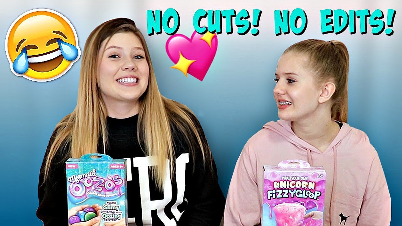 No Cuts No Edits Slime Challenge With Slime Kits || Totally Taylor ...