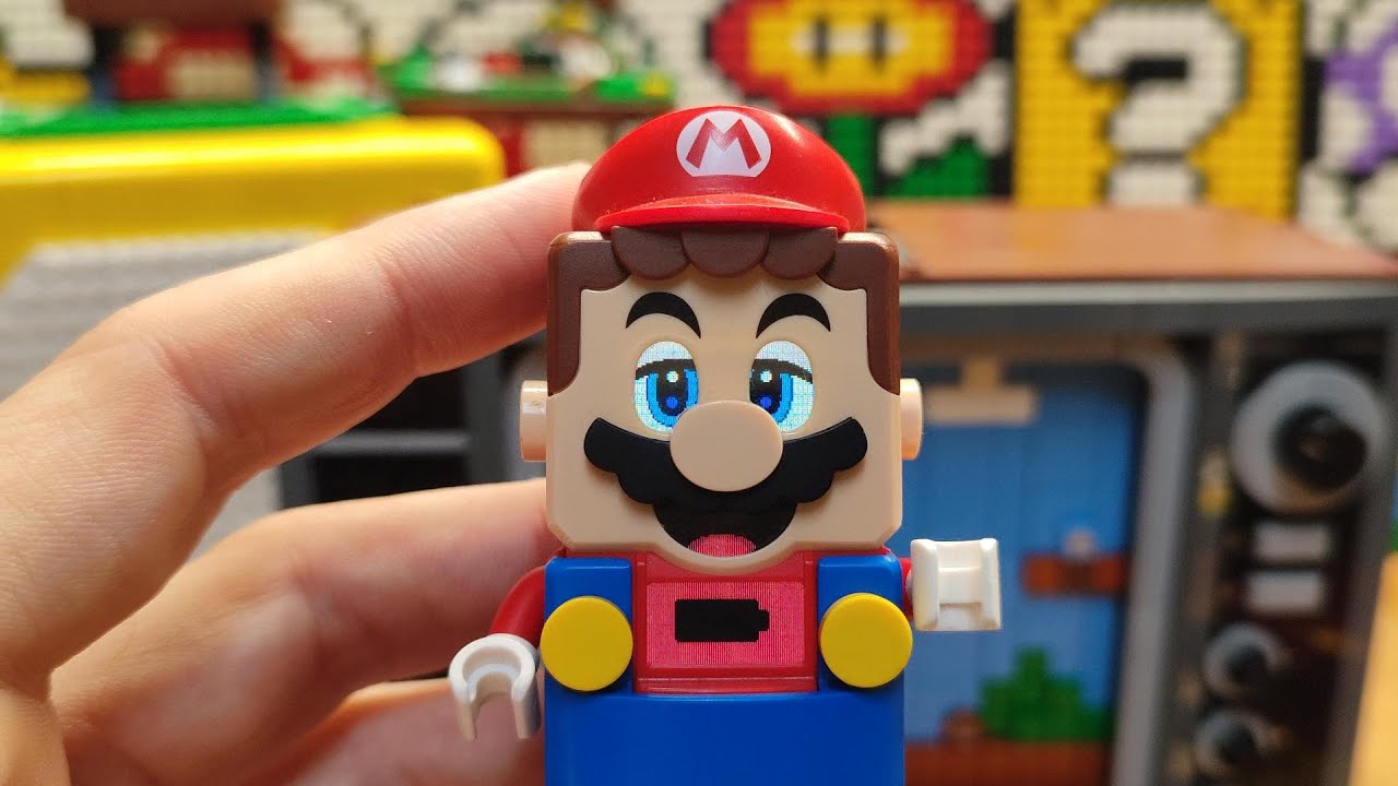 LOW Battery LEGO Mario working Nintendo TV | LOW Battery LEGO Super ...