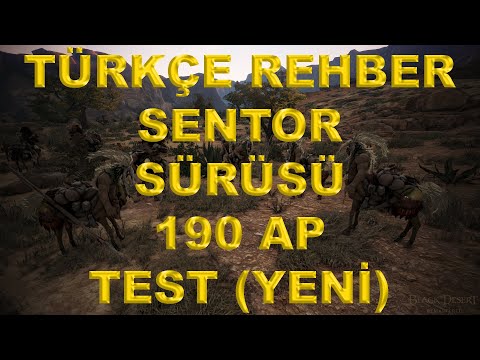 BDO Türkçe Rehber - Sentor Sürüsü 190AP Test (Yeni) Mavi SC