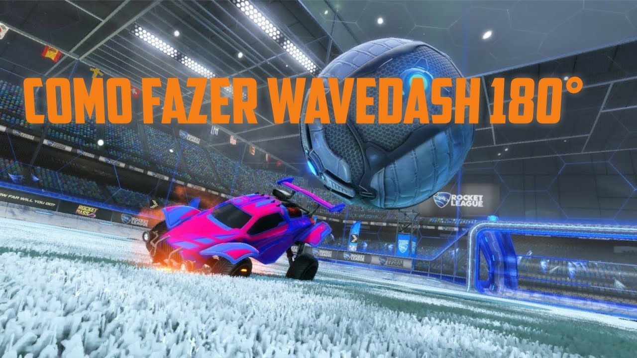 tutorial PT-BR como fazer wavedash 180°/360° no Rocket league - YouTube