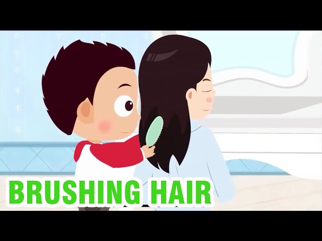 Brushing Hair Animation