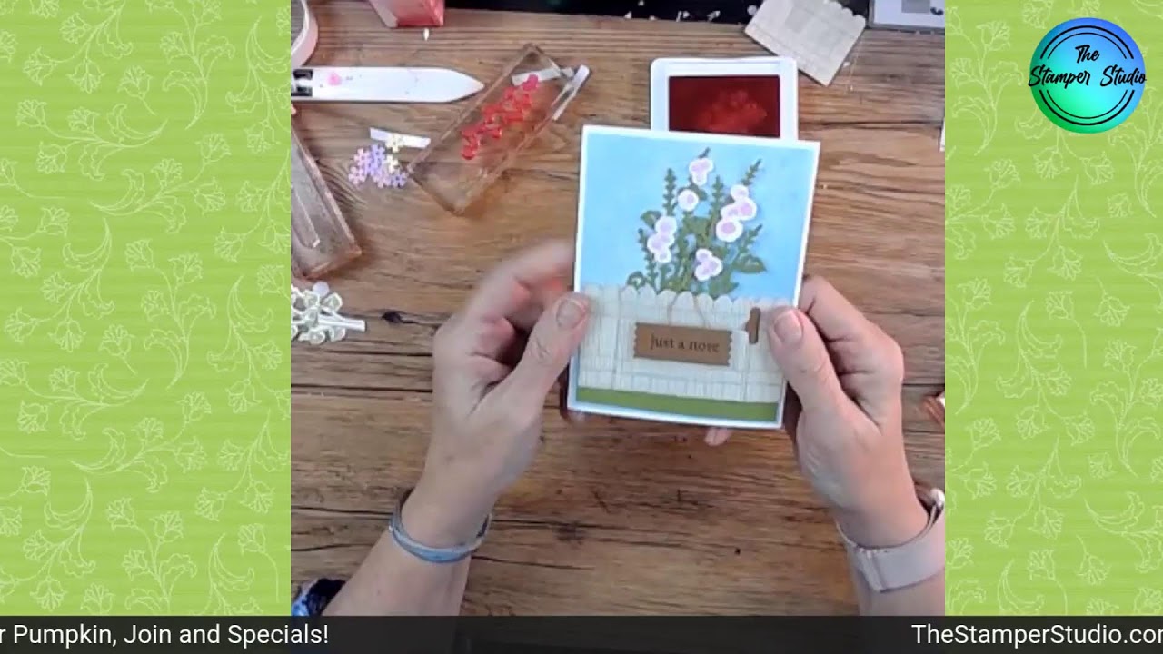 Saturday in the Studio - Welcoming Garden Kit - YouTube