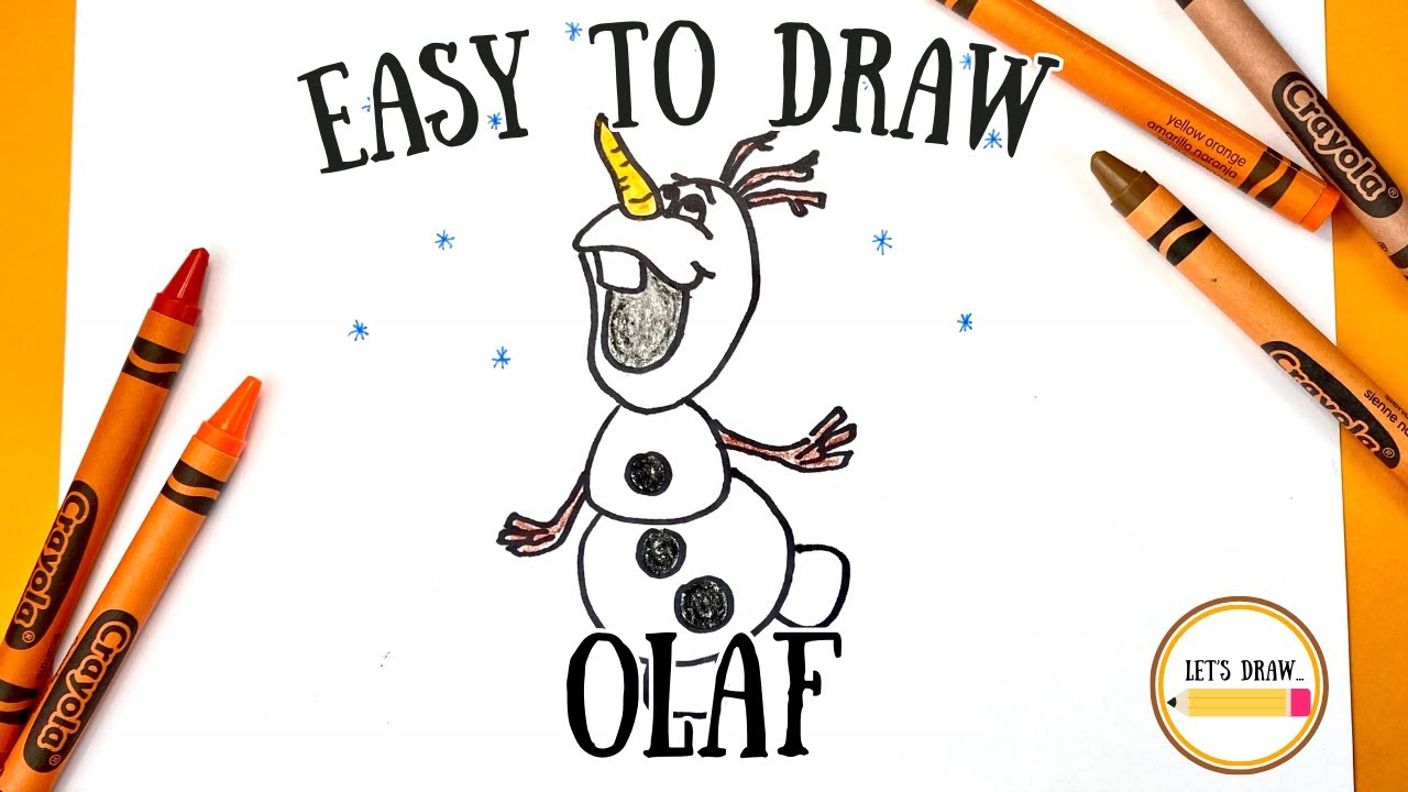Easy to Draw Olaf ⛄️ ️ - YouTube