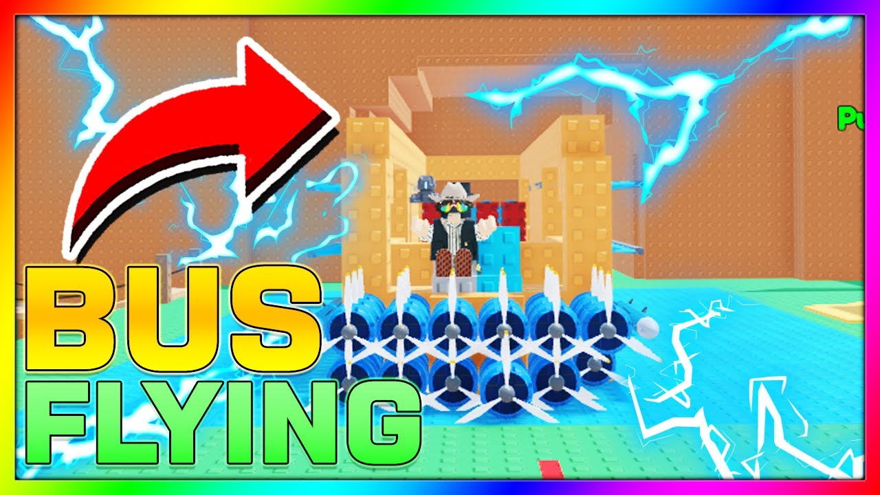 I BUILT A FLYING BUS IN BUILD A PLANE - YouTube