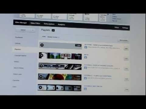 How to rearrange Youtube Playlists change order on featured playlists ...