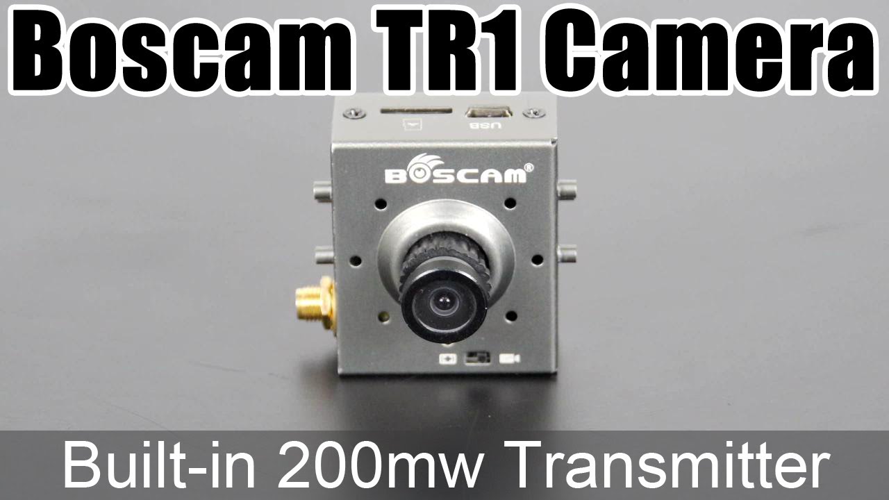 Foxtech Boscam TR1 Camera (with real recording video demo ) - YouTube
