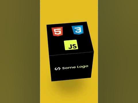 HTML CSS JS 3D Content Cube - YouTube
