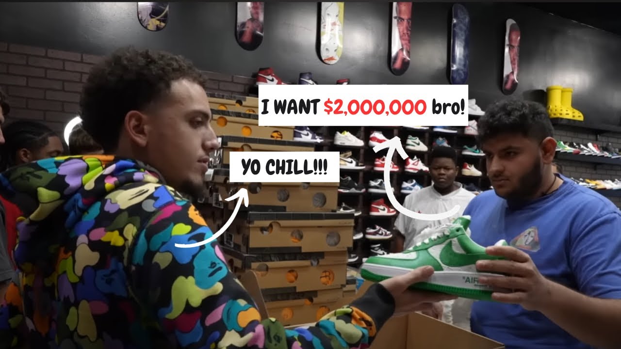 Ramitheicon | Sneaker Millionaire WANTS $20,000 for his collection ...