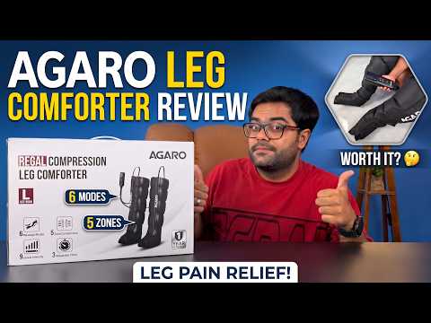 Full Leg Air Compression Therapy at Home!🤯 AGARO Regal Air Compression Leg Comforter Review 🔥