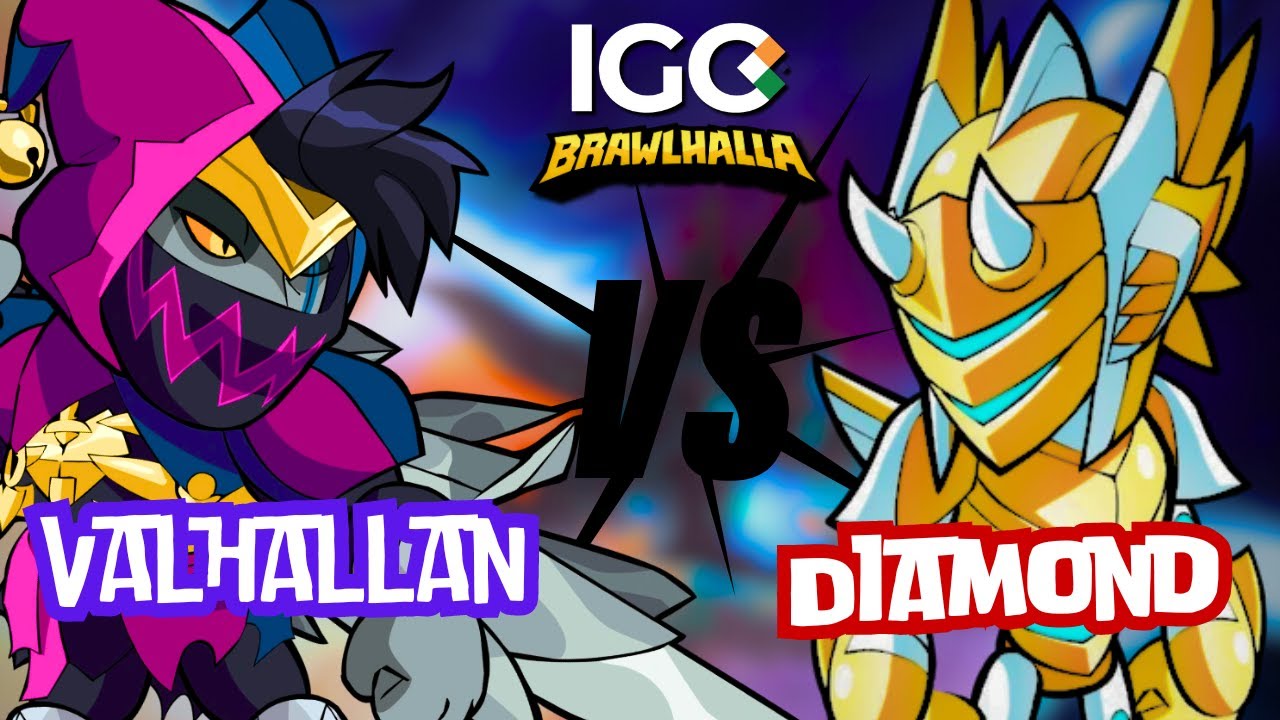 Diamond Lance vs Valhallan Greatsword Match in Brawlhalla - YouTube