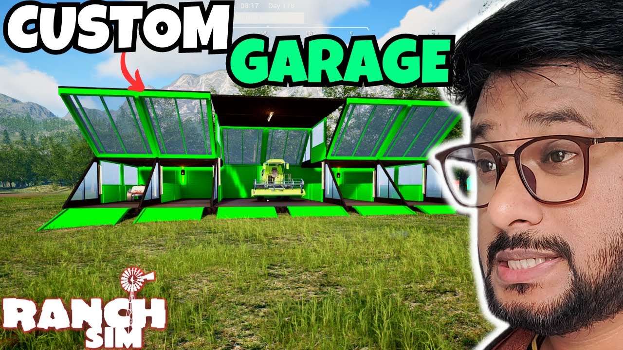 MADE HIGHLY CUSTOMIZED FARMING GARAGE IN RANCH SIMULATOR #45 - YouTube