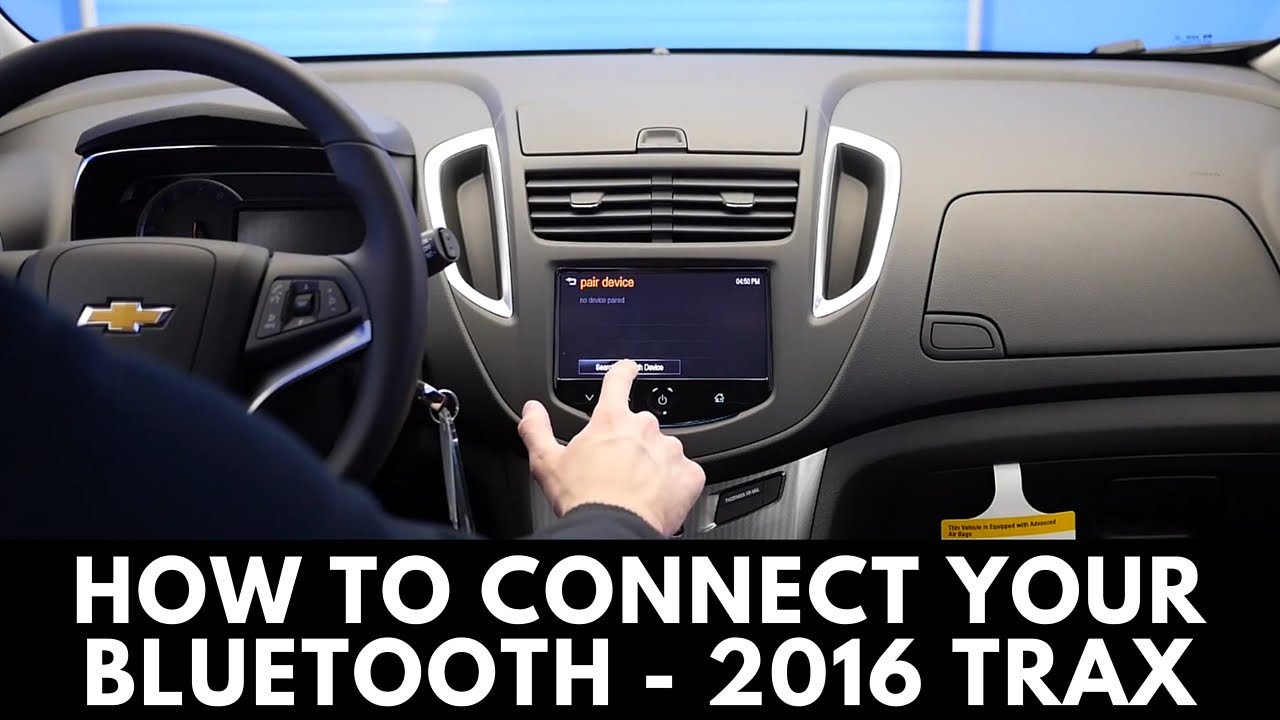 2016 Chevrolet Trax: How to Connect Bluetooth - YouTube