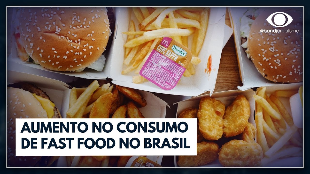 Cresce consumo de fast food no Brasil | Jornal da Noite - YouTube