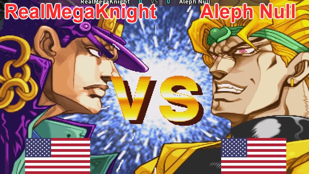 JoJo's Bizarre Adventure - RealMegaKnight vs Aleph Null - YouTube