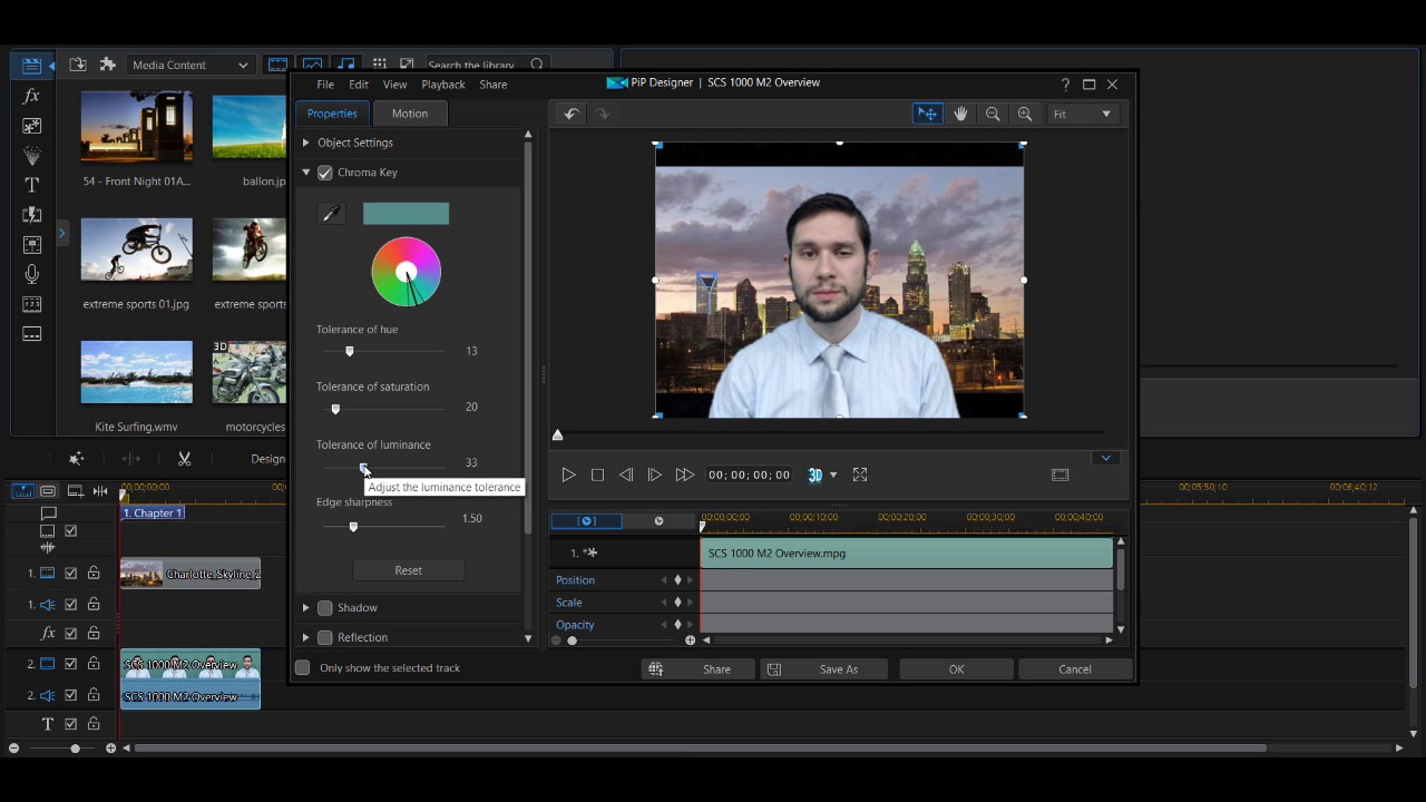 PowerDirector Green Screen Effects - YouTube