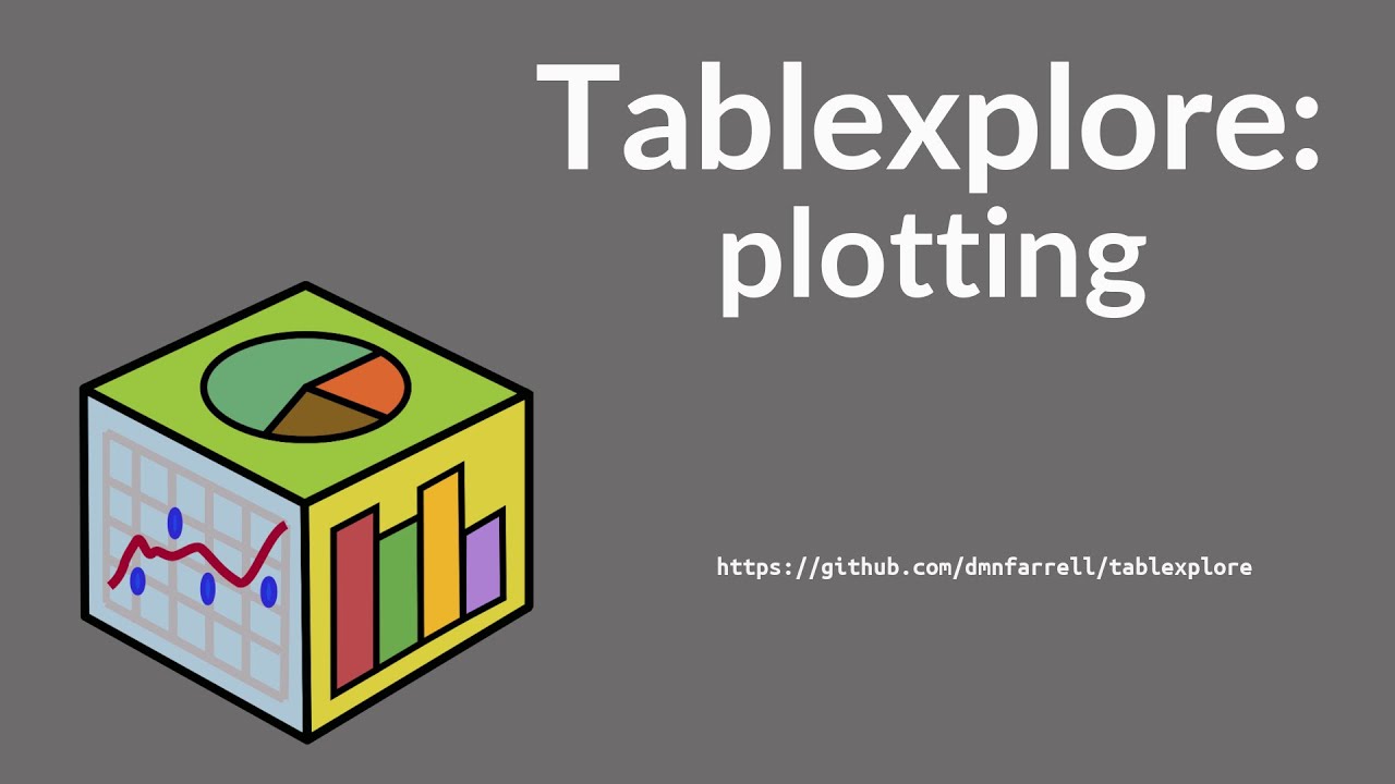 Tablexplore Plotting - YouTube