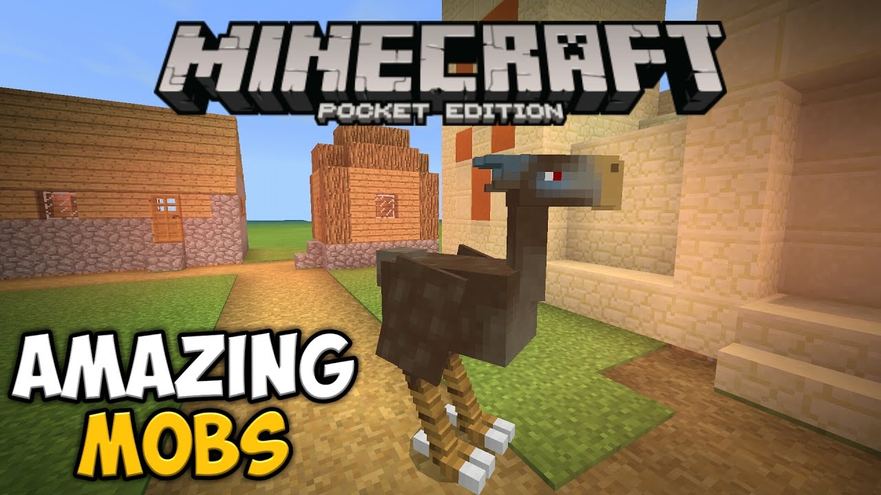 Amazing Mobs Addon для Minecraft PE 1.1 | Новая Игра! - YouTube