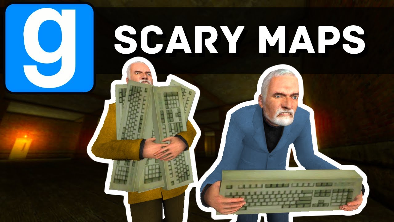 Collecting Keyboards In A Spooky Mansion! | Gmod Scary Maps - YouTube