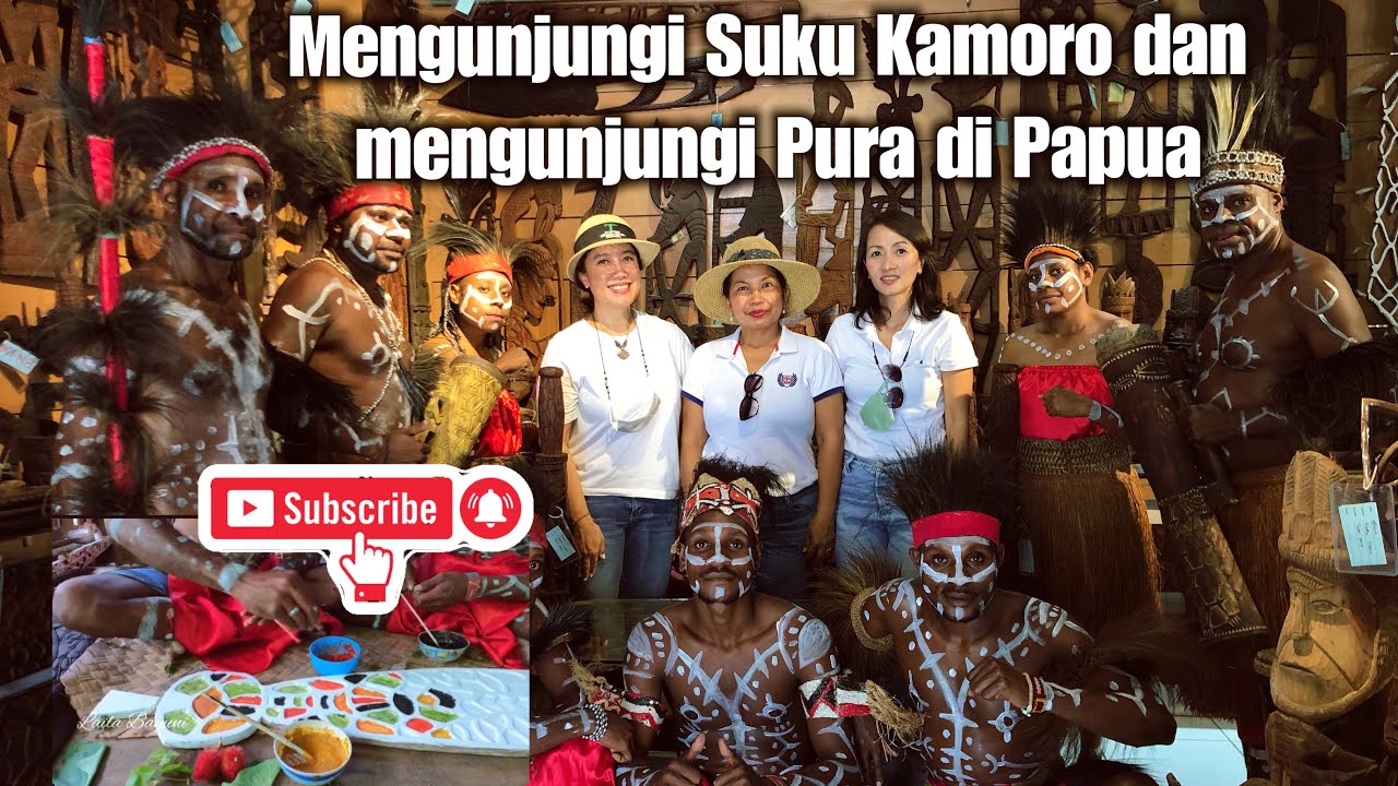 Mengunjungi Suku Kamoro dan mengunjungi Pura di Papua - YouTube